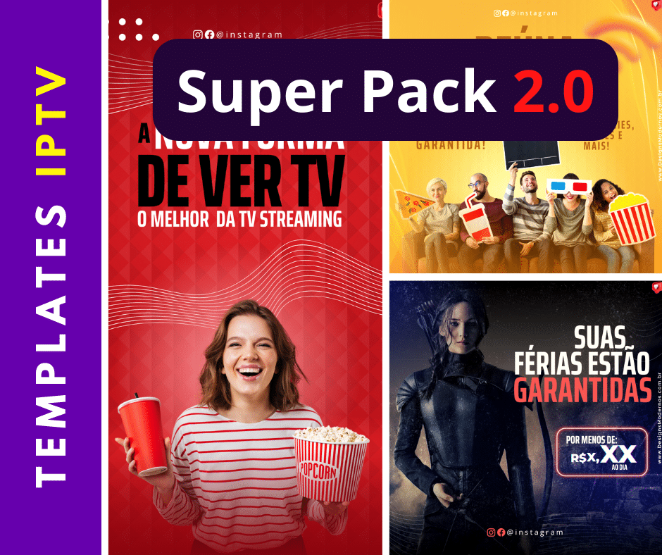 Super Pack Revenda de Sucesso IPTV 2023 - PLW Design
